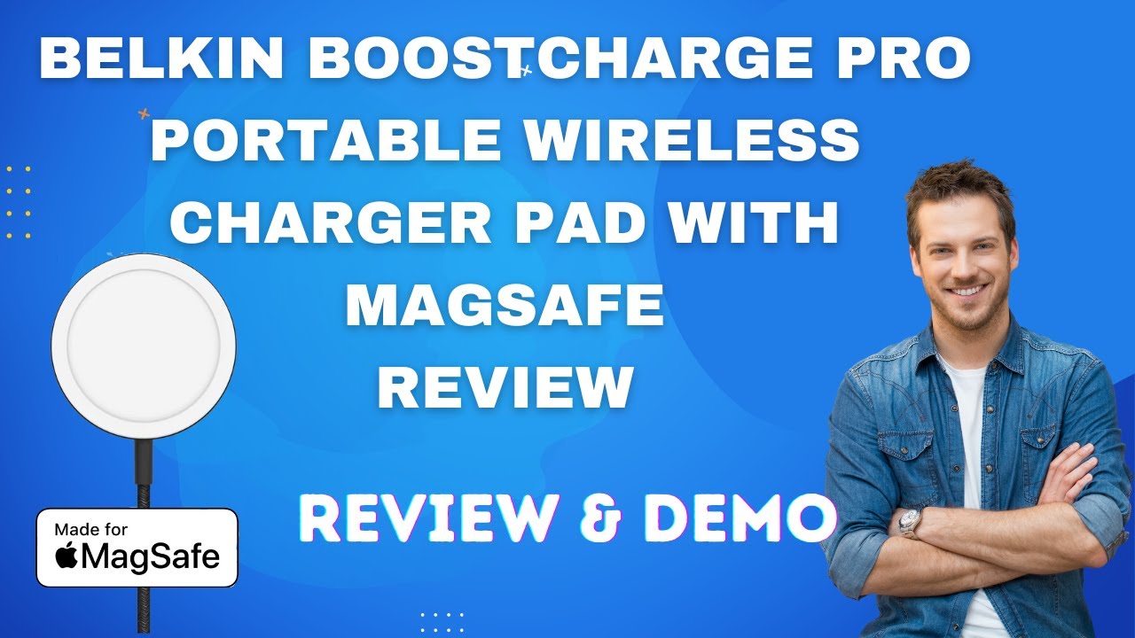 Belkin BoostCharge Pro Portable Wireless Charger Pad With MagSafe ...