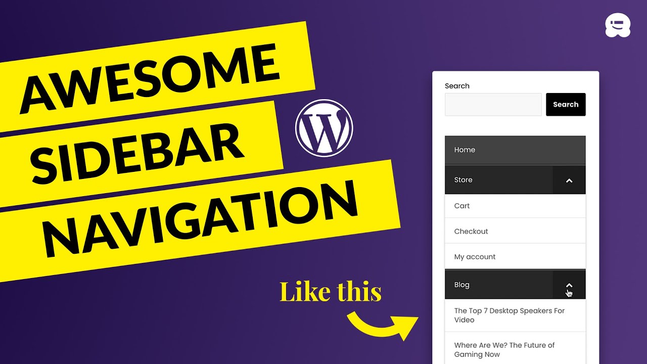 How To Create A Collapsible Sidebar Menu In Wordpress