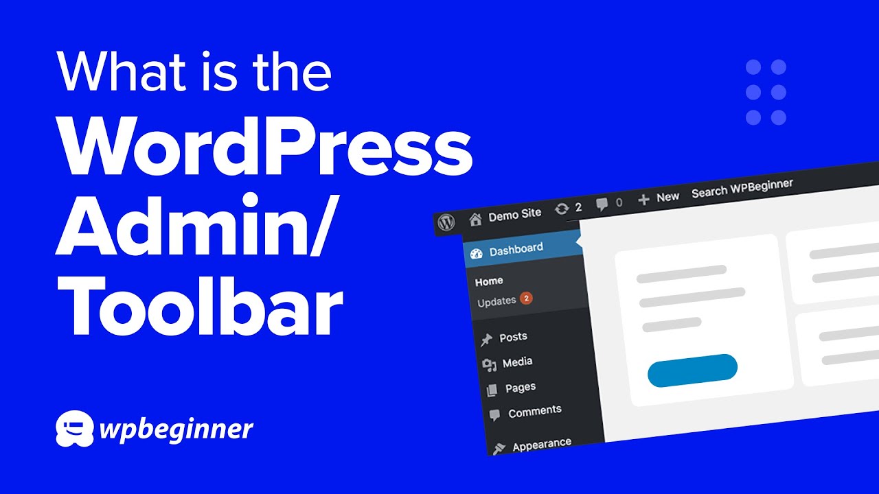 What Is The Admin Toolbar In WordPress | Studyonboard.com