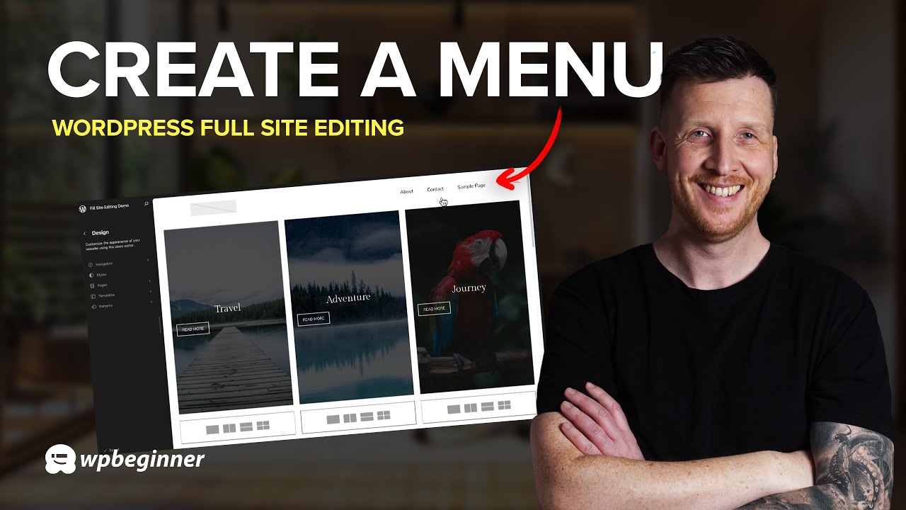 How To Create A Navigation Menu With Block Themes (WordPress Full Site Editing For Beginners ...